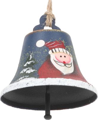 SOLUSTRE Rustikale Weihnachtsglocken Deko Langlebige DIY Anhänger für Christbaum Vielseitige Xmas Baumdekoration für Büro Party und Festliche Wohnräume