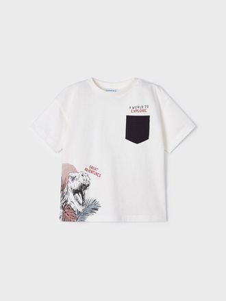 MAYORAL T-Shirt 3005 Wei&szlig; Regular Fit