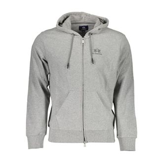 La Martina Homme, Sweatshirts et sweats &agrave; capuche, Gris, Taille: 2XL Zip-throughs