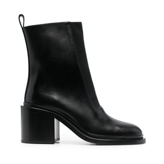 Jil Sander Blockabsatz-Stiefeletten - - Shoes - Damen - Schwarzk - 40 EU