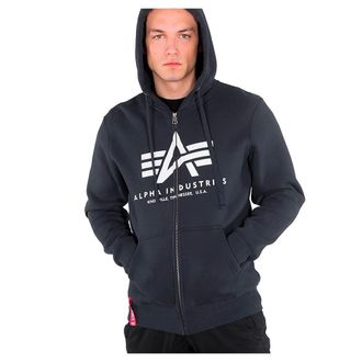 Alpha Industries Herren Basic Zip Hoody Kapuzenjacke, Azul Marino, S