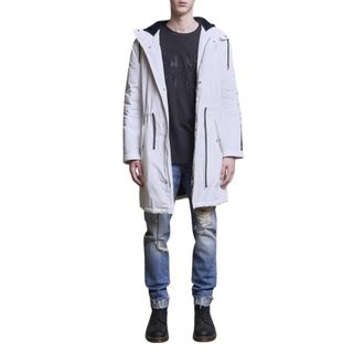 John Richmond Kapuzenparka - - Coats - Herren - Wei&szlig; - XL