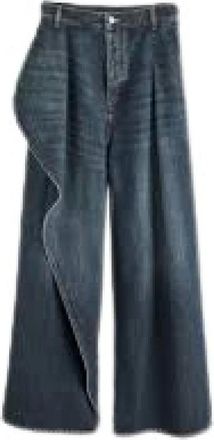 Dior Femme, Jeans, Bleu, Taille: 40 FR Wide Jeans