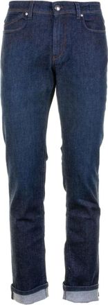 Re-hash jean à ourlet retroussé - Bleu