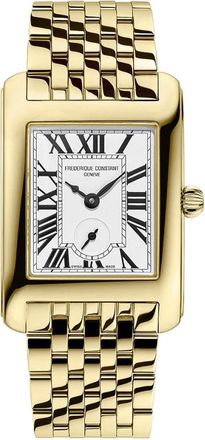 Frederique Constant Frederique Constant, Femme, Accessoires, Jaune, Taille: ONE Size Classiques Carree Petites Secondes