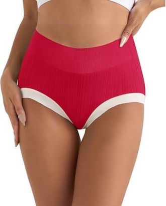 Generic Culotte sans Couture Femme Culotte Femme sans Couture Culotte Femme De Classique Mesh Taille G Unie Crotch Solide Basique Confort Quotidien sans Irrit