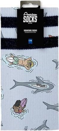 American Socks Wave Watch Chaussettes de sport respirantes pour homme et femme, Wave Watch, S-M Alto