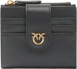 Pinko Pinko, Femme, Accessoires, Noir, Taille: ONE Size Small Square Wallet