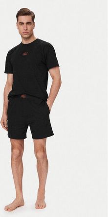 HUGO BOSS Pyjama 50559742 Schwarz Regular Fit