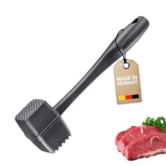 Westmark Attendrisseur de Viande Robusto-Special Black Edition - Attendrisseur dEscalope Double Face - Marteau &agrave; Viande pour Escalope et Steak - Anthracite