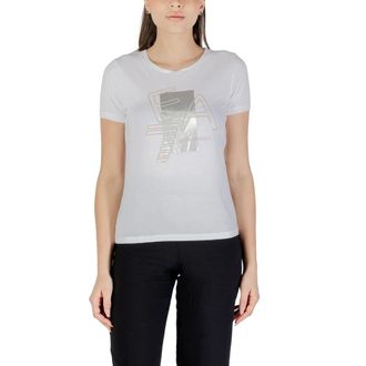 Emporio Armani 7W000187 Af10373 Logo Series T-Shirt - - Tops - Damen - Wei&szlig; - M