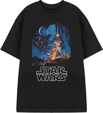 Star Wars T-Shirt Noir &agrave; Manches Courtes pour Hommes | Tee-Shirt Graphique de Science-Fiction Classique | R&eacute;tro Dark Vador, Luke Skywalker et Yoda Print | V&ecirc;tem
