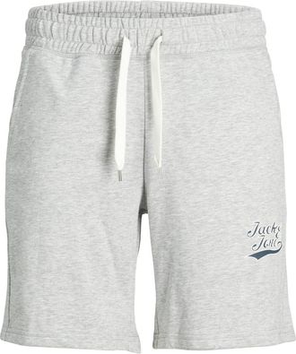 Jack & Jones Mens JPSTTREVOR Sweat Shorts GMS Sweatshorts, Light Grey Melange, S