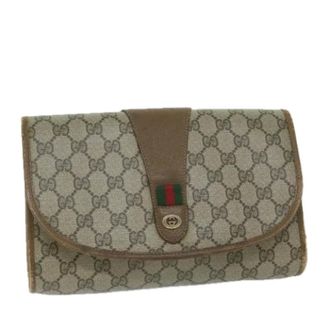 Gucci Pre-owned Toile pochettes-minaudieres - Femme - Pre-owned - Beige - Taille: ONE Size