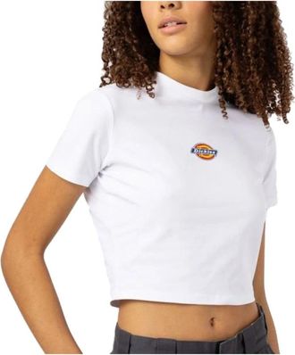 Dickies Maple Valley Regular Tee - - Tops - Damen - Wei&szlig; - S