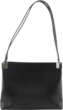 Ferragamo Pre-owned Gancini Leather Tote Bag - Femme - Pre-owned - Noir - Taille: ONE Size
