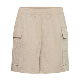 Ichi Kate Pique Shorts - - Shorts - Damen - Beige - S