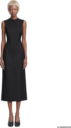 Maison Margiela Wool Midi Dress
