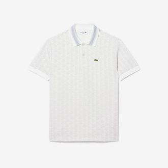 Lacoste Poloshirt Lacoste Monogram Jacquard Polo