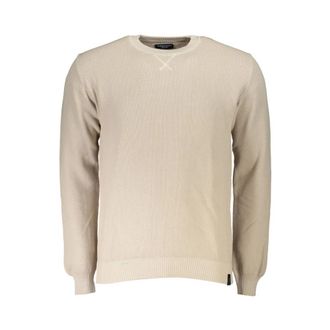 North Sails Beiger Baumwollpullover mit Kontrastdetails - - Knitwear - Herren - Beige - M
