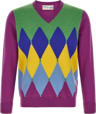 Ballantyne Herren, Strickwaren, Mehrfarbig, 2XLGr&ouml;&szlig;e