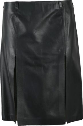 The Attico Femme, Jupes, Noir, Taille: 38 FR Jupe Longuette