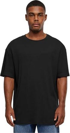 Urban Classics T- Shirt c&ocirc;tel&eacute; surdimensionn&eacute; Biologique, Noir, L Hommes