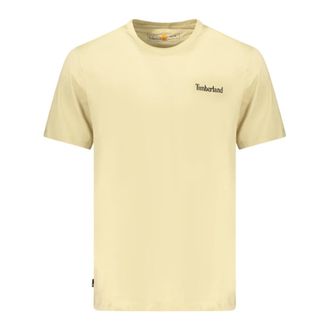Timberland Homme, Tops, Beige, Taille: 3XL T-shirt &agrave; Manches Courtes