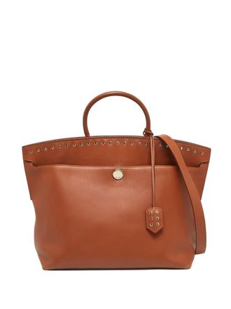 Burberry Society Tote Bag mit Nieten - Braun