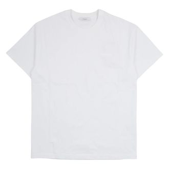 Givenchy T-Shirt mit Rundhalsausschnitt und Logo-Patch - - Tops - Herren - Wei&szlig; - S
