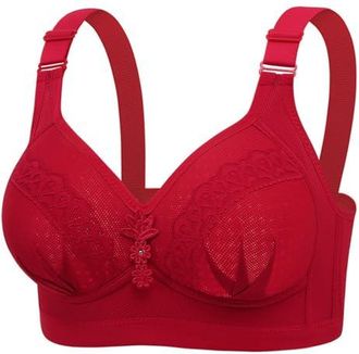 Generic Soutien Gorge Invisible Soutien Gorge sans Armature Brassiere Femme sans Armature De Classique Gel Seamless Bonnet Fixe Boucle Devant D&eacute;bardeur Confor