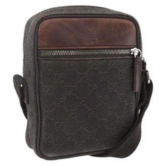Gucci Pre-owned Vintage Cross Body Bag - - Pre-owned - Damen - Braun - ONE SIZE