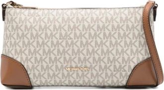 Michael Kors Femme, Sacs, Beige, Taille: ONE Size Murphy Small Signature Logo Crossbody Bag