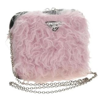 Prada Pre-owned Vintage Fur Shoulder Bag - - Pre-owned - Damen - Rosa - ONE SIZE