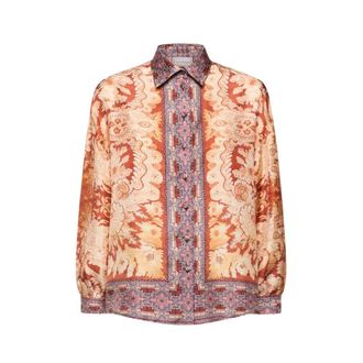 Pierre-Louis Mascia Femme, Blouses et Chemises, Jaune, Taille: 42 FR Aloe Longsleeve Shirt