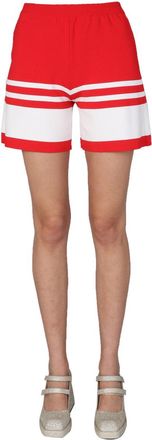 Moschino Sailor Mood Bermuda Shorts - Red