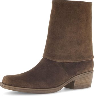 Gabor Damen Cowboy Stiefel, Frauen Stiefel,klassisch,Komfort-Mehrweite,modisch,orthopaedisch,einlege-Sohlen,Soft-Move,pink,Whisky,37.5 EU / 4.5 UK