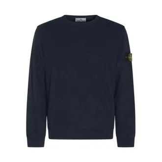 Stone Island Homme, Sweatshirts et sweats &agrave; capuche, Bleu, Taille: XL Felpa