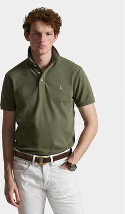Polo Ralph Lauren Poloshirt 710941439509 Gr&uuml;n Slim Fit