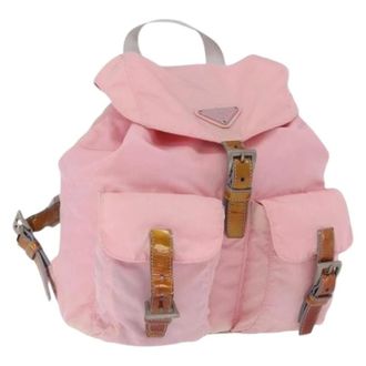 Prada Pre-owned Vintage Nylon Backpack - Femme - Pre-owned - Rose - Taille: ONE Size