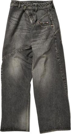 Doublet jean à empiècements - Noir