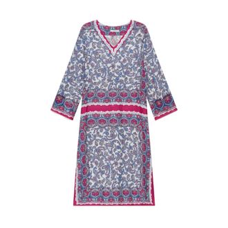 Maliparmi Maliparmi, Femme, Robes, Bleu, Taille: 40 FR Sunset Paisley Dress