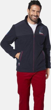 Jan Vanderstorm Sweatjacke ASPIAN mit Softshell-Besatz