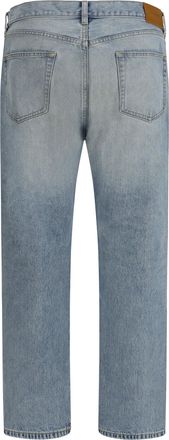 Saint Laurent Stonewashed Denim Jeans - Blue