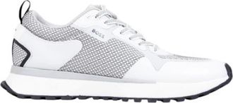 HUGO BOSS Homme, Chaussures, Blanc, Taille: 45 EU Baskets pour hommes modernes avec un confort supérieur