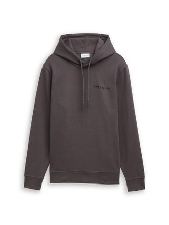 Tom Tailor Sweatshirt Strick & Sweatshirts Hoodie Sweatshirt mit Logo-Print