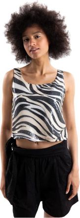 Marella Femme, Tops, Multicolore, Taille: 42 FR Hauts sans manches