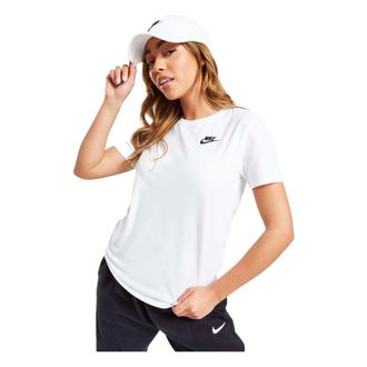 Nike Femme, Tops, Blanc, Taille: 44 FR T-Chemises