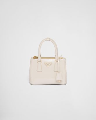 Prada Galleria Mini Bag aus Lackleder