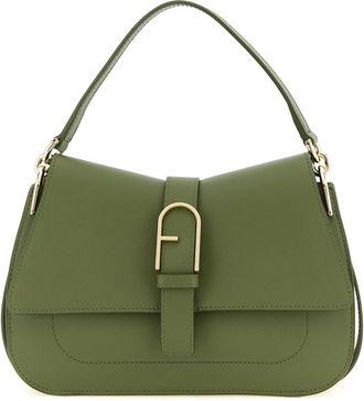 Furla Femme, Sacs, Vert, Taille: ONE Size Flow M Shoulder Bag